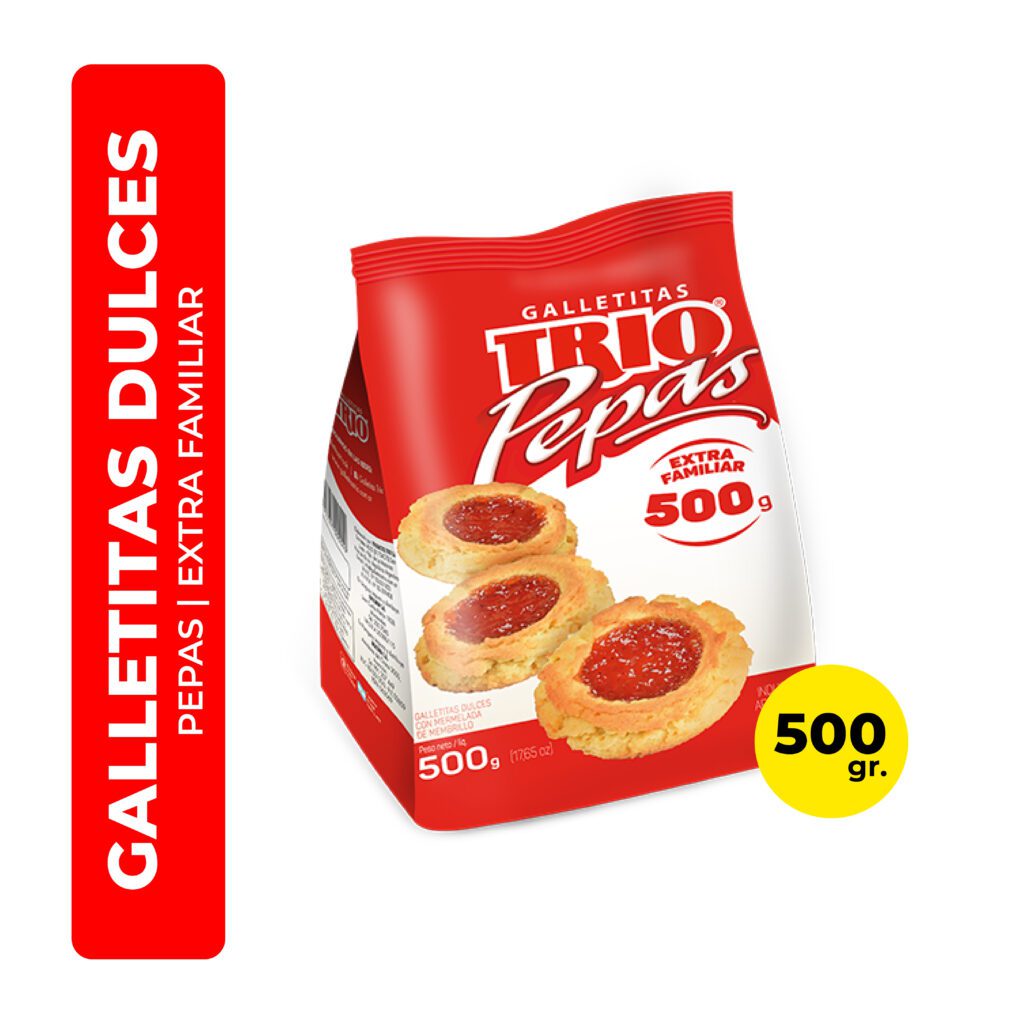 GALLETITAS PEPAS TRIO 500G - El Ahorro Online