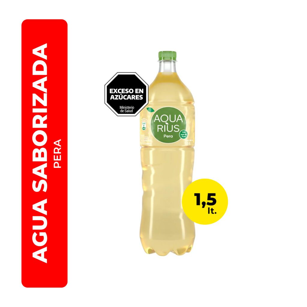 AGUA SABORIZADA AQUARIUS PERA 1,5L - El Ahorro Online