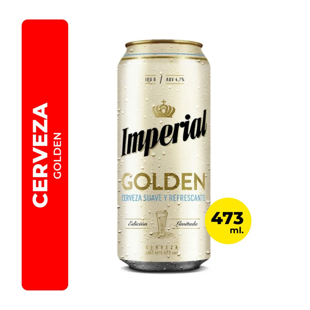 CERVEZA IMPERIAL GOLDEN 473ML - El Ahorro Online