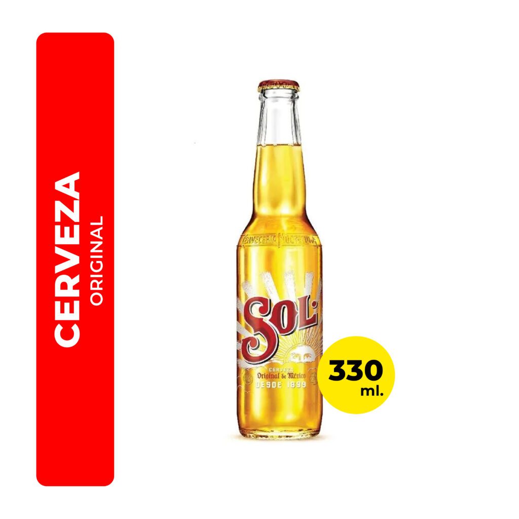 CERVEZA SOL 330ML - El Ahorro Online