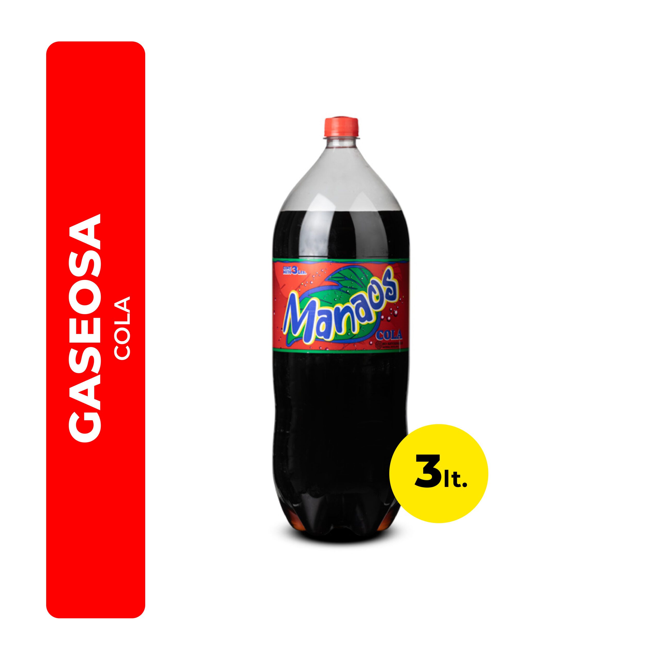 GASEOSA MANAOS COLA 3L - El Ahorro Online