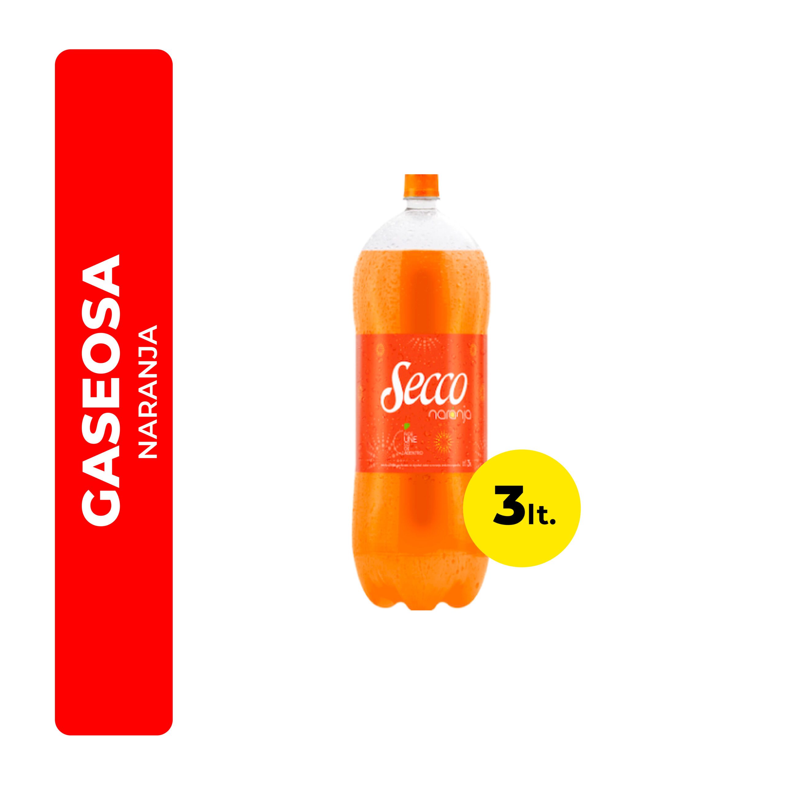 GASEOSA SECCO NARANJA 3L - El Ahorro Online