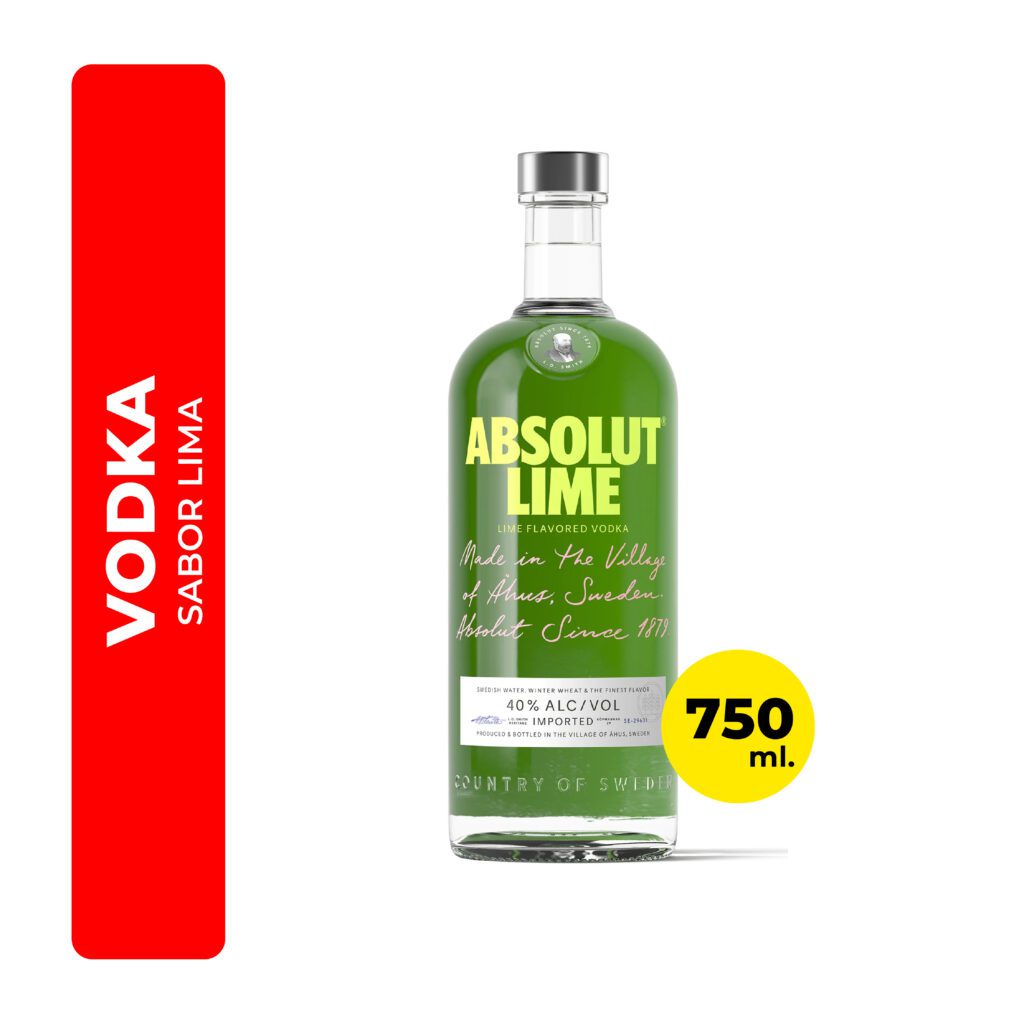 VODKA ABSOLUT LIMA 700ML - El Ahorro Online