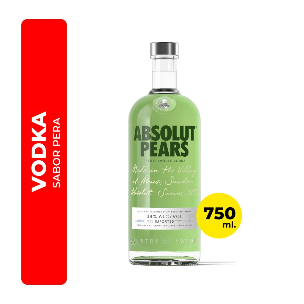 VODKA ABSOLUT PEARS 700ML - El Ahorro Online