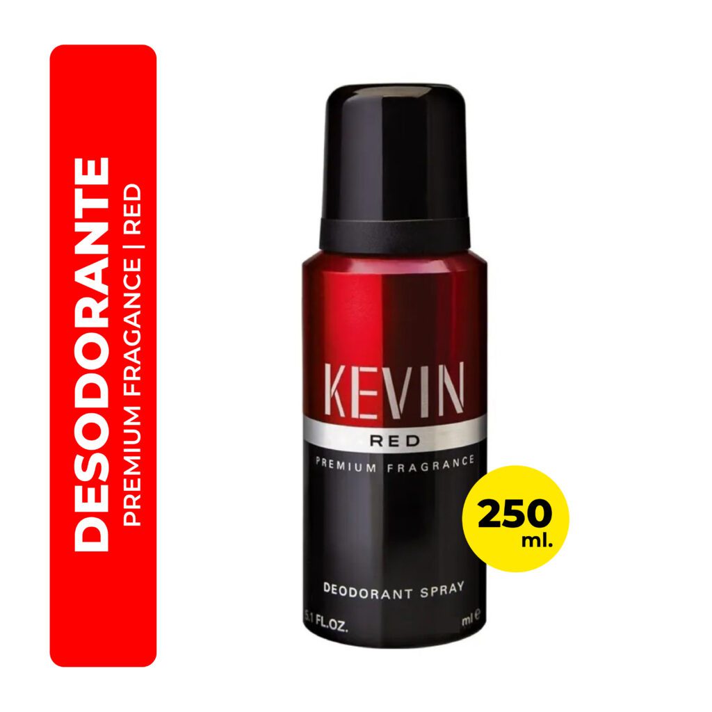 DESODORANTE CORPORAL RED KEVIN 250ML - El Ahorro Online