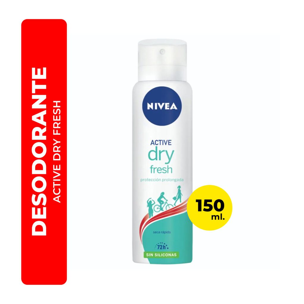 DESODORANTE ANTITRANSPIRANTE DRY FRESH NIVEA 150ML. - El Ahorro Online