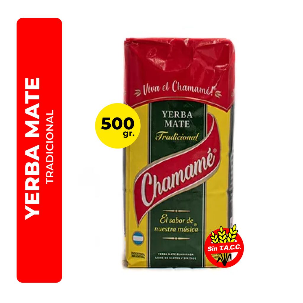 YERBA MATE CHAMAMÉ TRADICIONAL 500G - El Ahorro Online