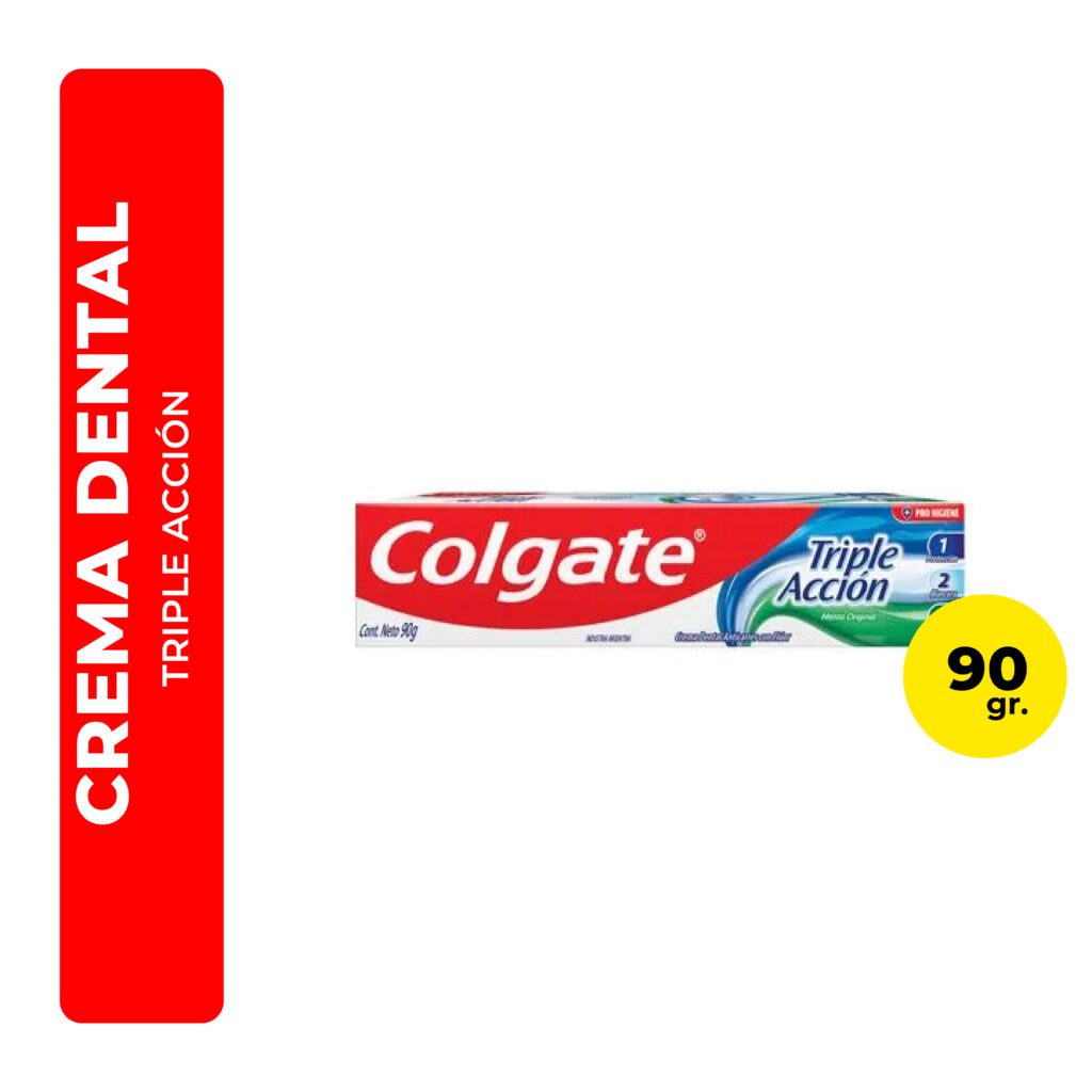 PASTA DENTAL COLGATE TRIPLE ACCION 90G - El Ahorro Online