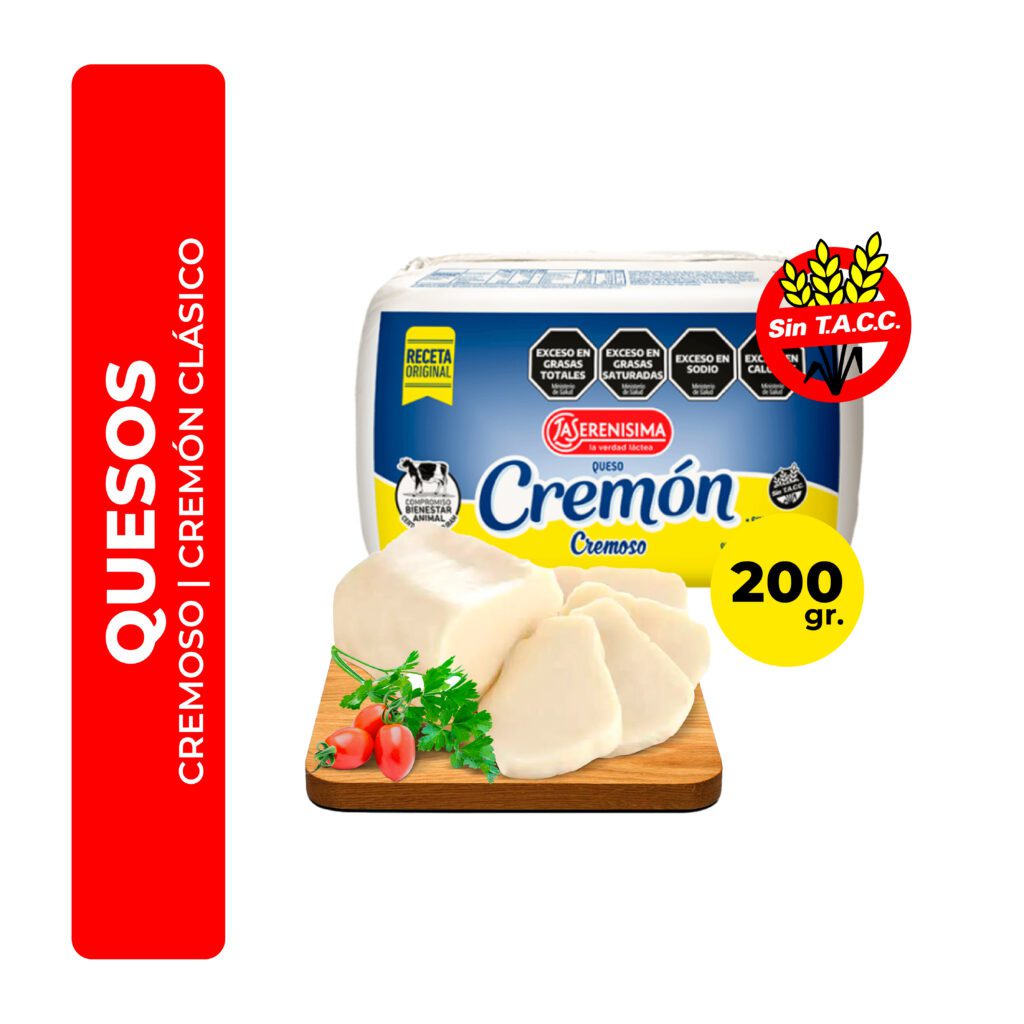 QUESO CREMON LA SERENISIMA 200G - El Ahorro Online