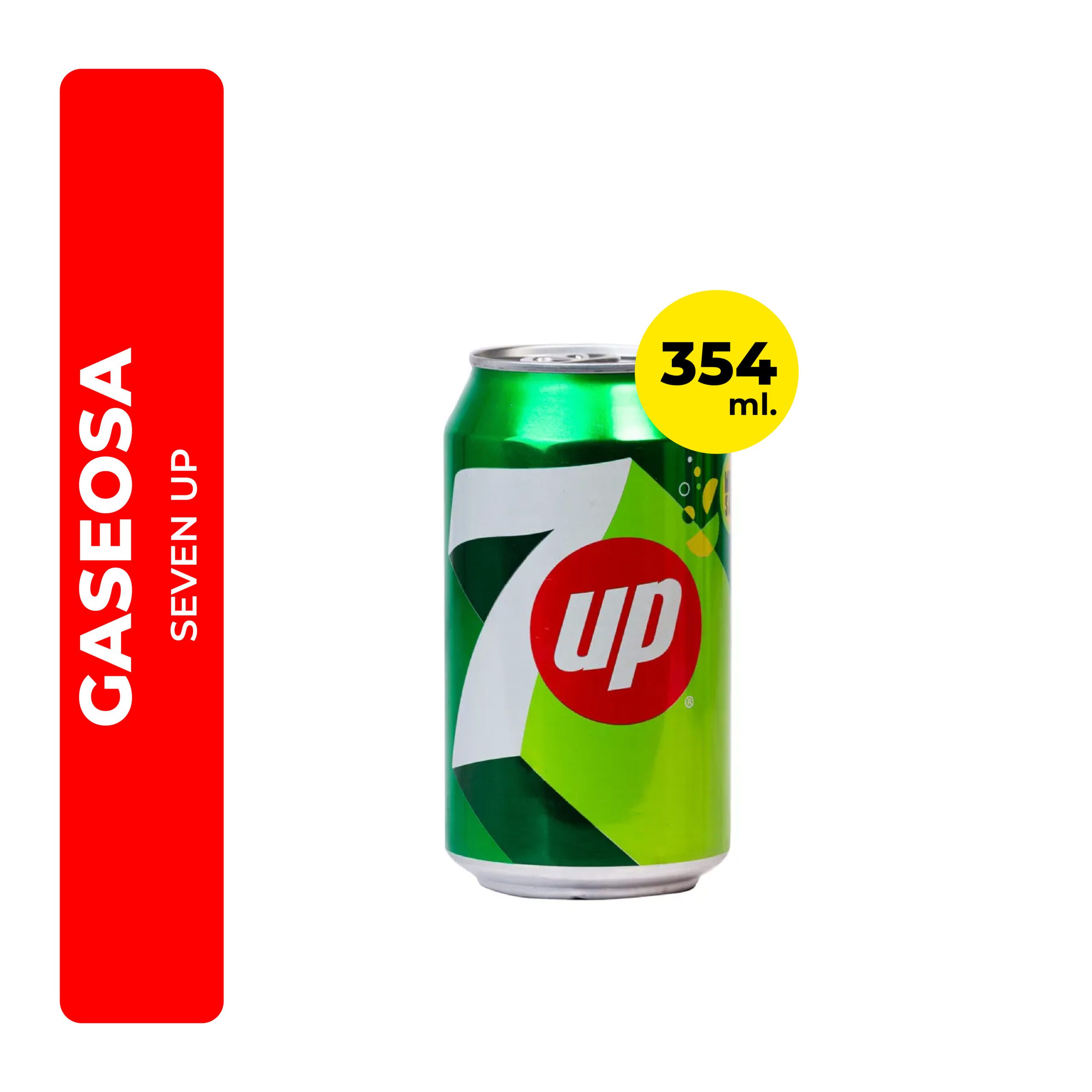 GASEOSA 7UP LATA 354ML - El Ahorro Online
