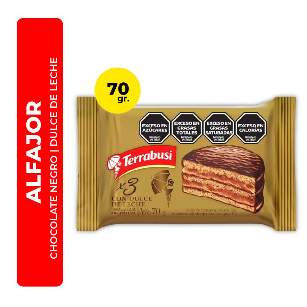 ALFAJOR TERRABUSI TRIPLE 70G - El Ahorro Online