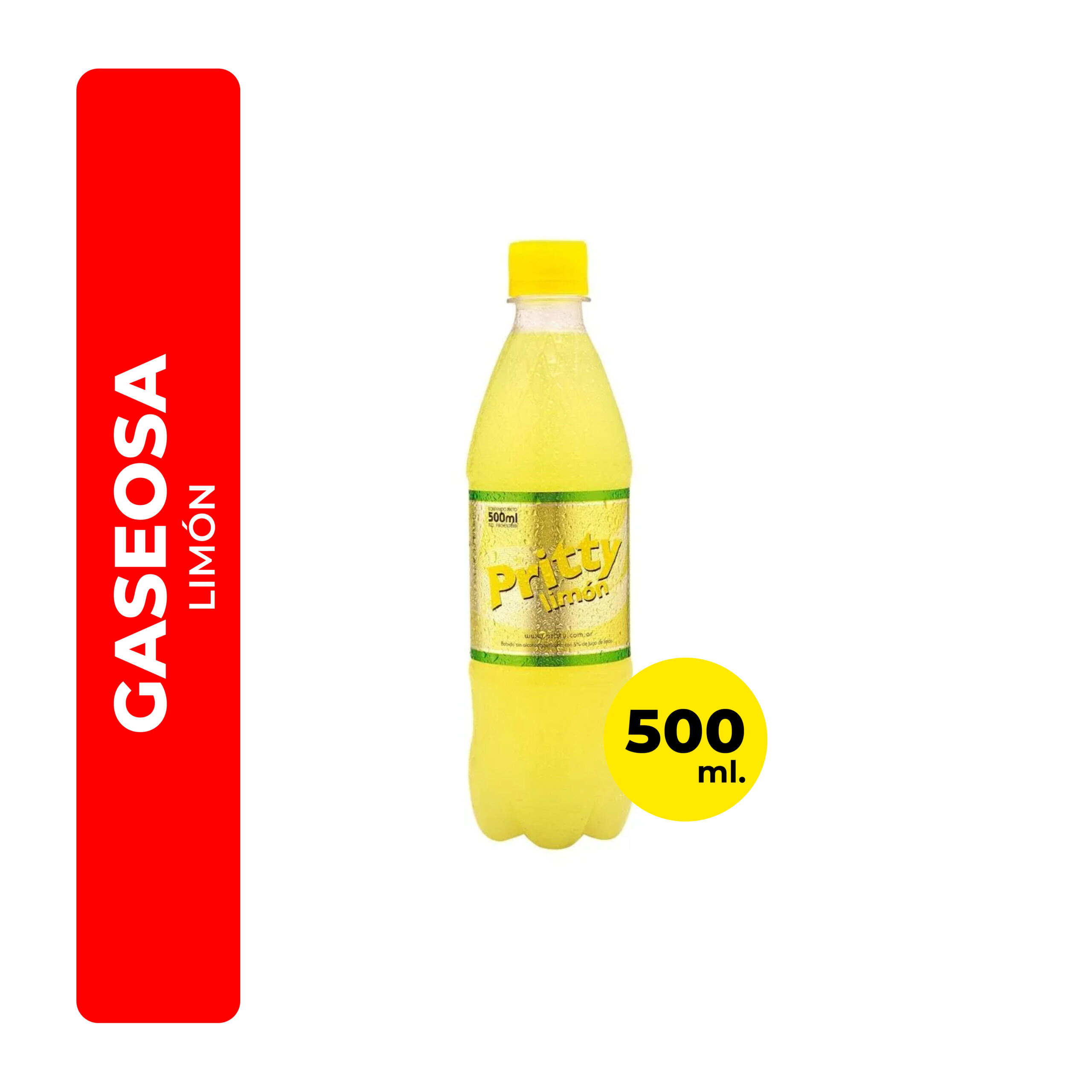 GASEOSA PRITTY LIMÓN 500ML - El Ahorro Online